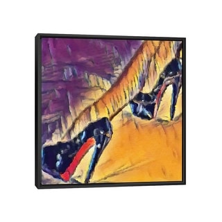 iCanvas "As She Lays With Her Bubu High Heels" by Pomaikai Barron Framed Canvas Print - Bed Bath ...